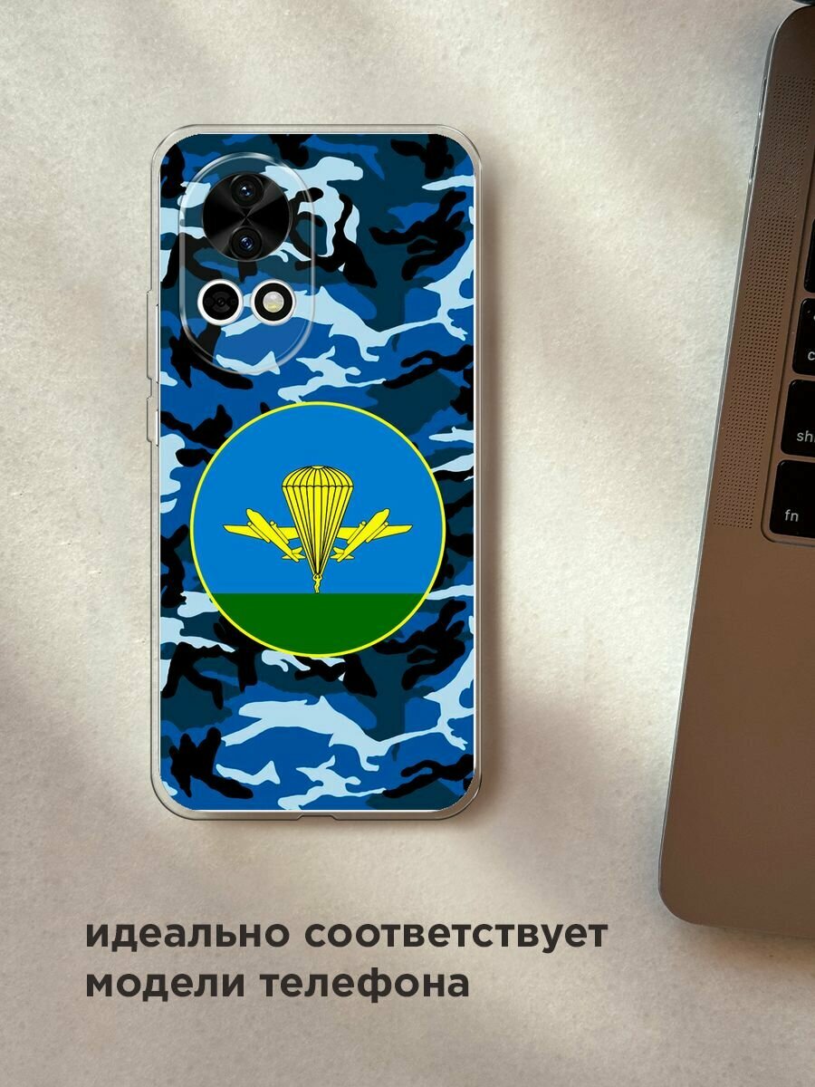 Чехол на Huawei Nova 12/Nova13 / Хуавей Нова 12/Нова 13 с принтом "ВДВ камуфляж" — фото 1