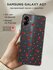 Чехол на Samsung Galaxy A07 / Самсунг А07 с принтом "Вишни и ленточки", прозрачн...