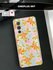 Чехол на OnePlus 9RT / ВанПлас 9RT с принтом "Оранжевые цветочки", прозрачный