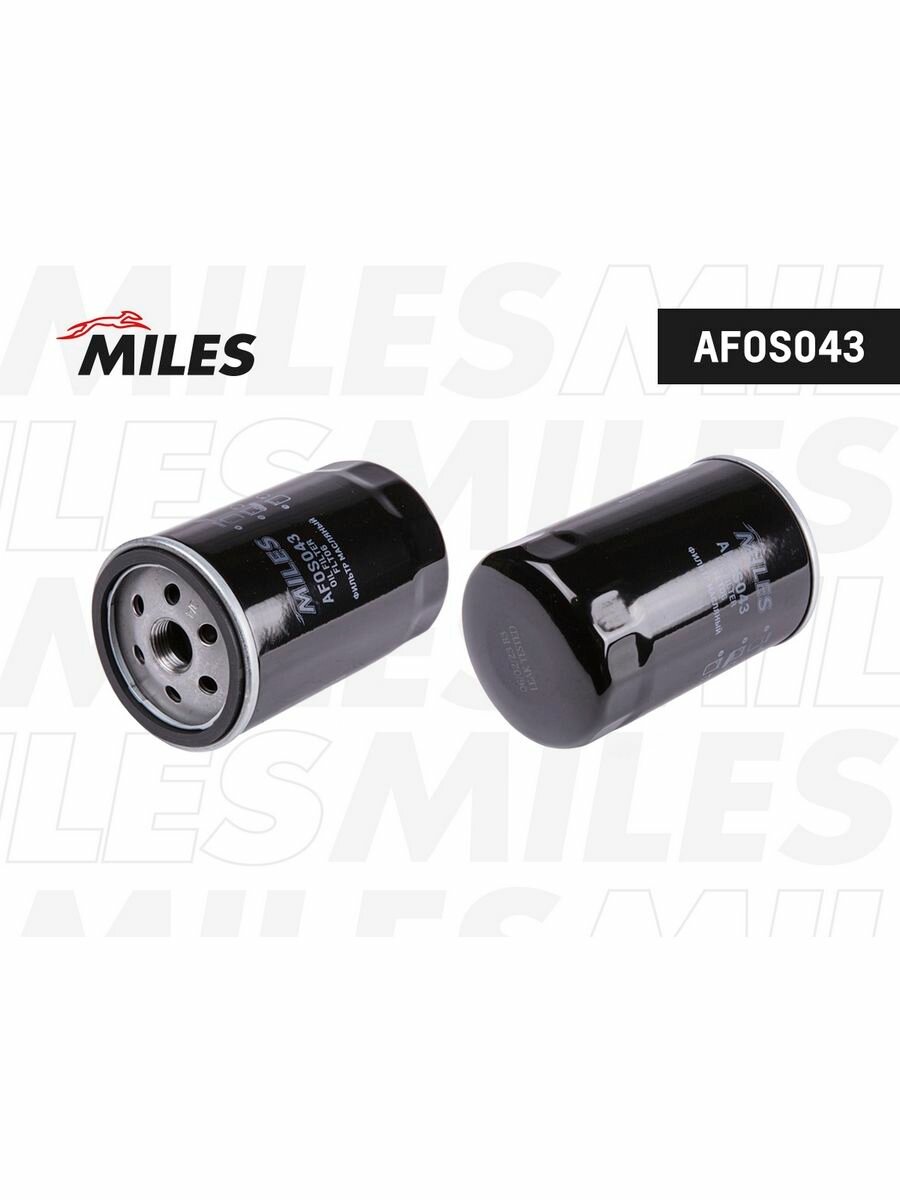 Фильтр масляный MILES AFOS043 для а/м MAZDA 2, FORD Fiesta / Мазда 2, Форд Фиеста