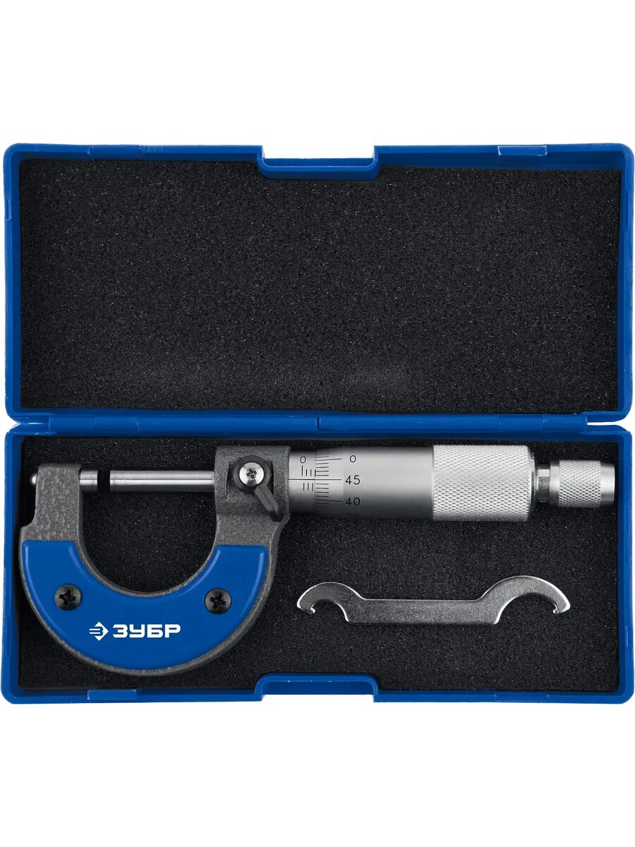 0 - 25 мм, гладкий механический микрометр, Профессионал (34