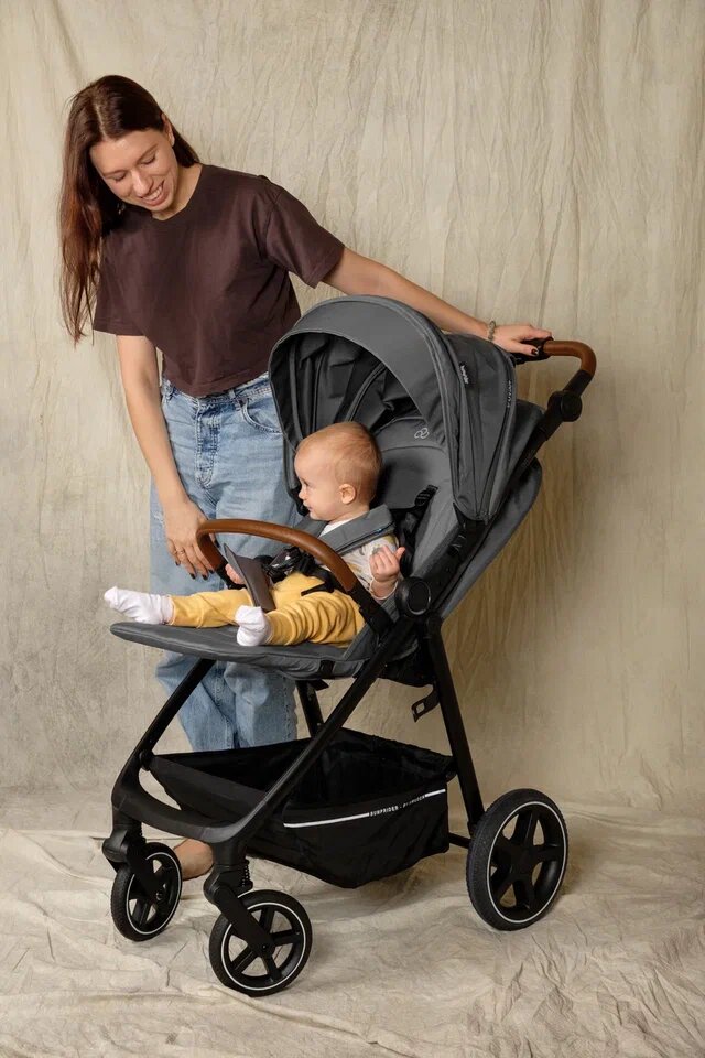 Коляска прогулочная Bumprider Orion от 6 месяцев и до 4 лет, Grey серый