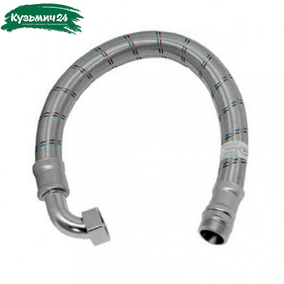 Подводка для воды GIGANT 1"х1/2" угловая 30 см гайка/штуцер