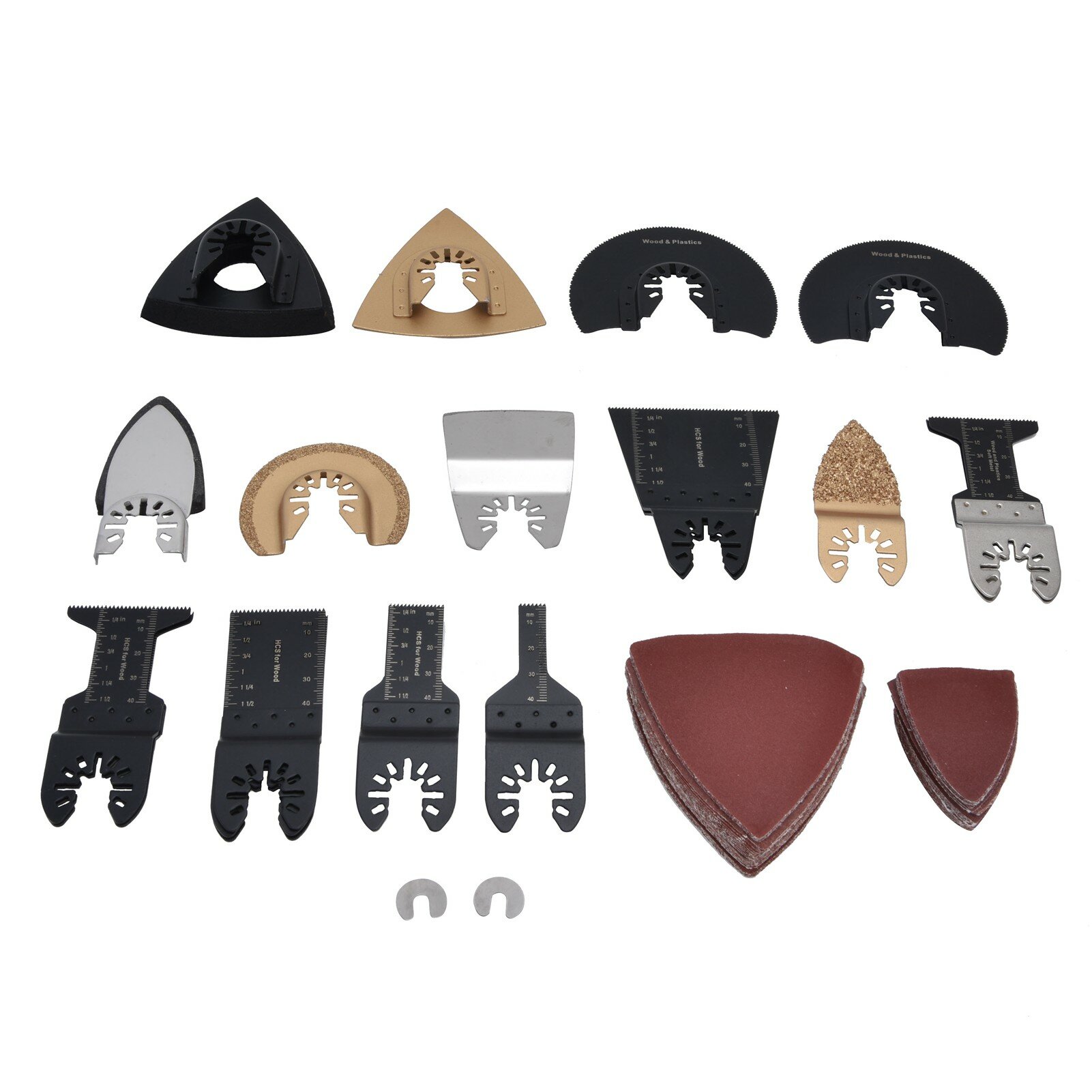 81 шт./компл, комплект осциллирующих пильных полотен, многофункциональное лезвие из высокоуглеродистой стали, быстросъемный режущий инструмент