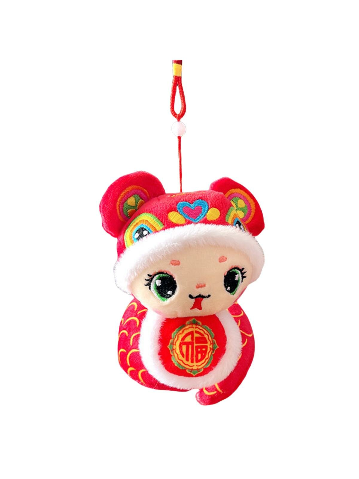 Змея Мягкая Плюшевая Игрушка Рюкзак Шарм Подвеска Талисманы Года Змеи Плюшевая Игрушка