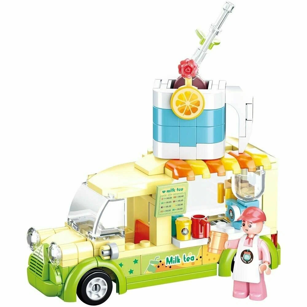 Конструктор Розовая мечта Конструктор "Фургончик с напитками" (174 дет.)