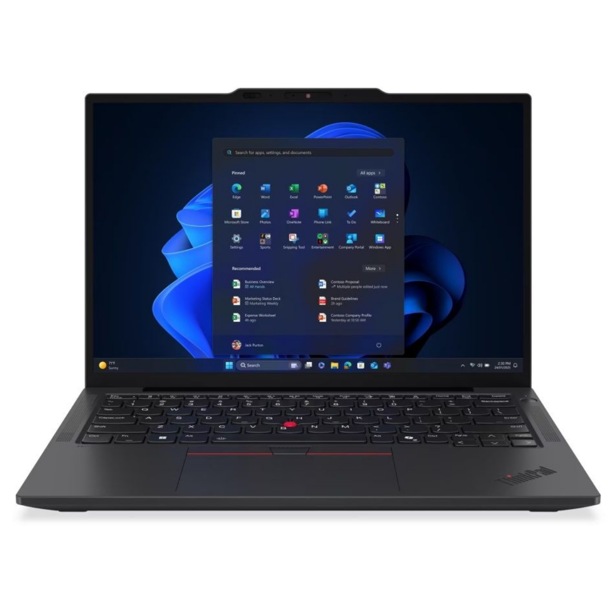 Ноутбук Lenovo ThinkPad X13 2 в 1 G5 13.3 IPS/U5-125U/16GB/512 SSD/Intel Graphics/Win 11 Pro черный