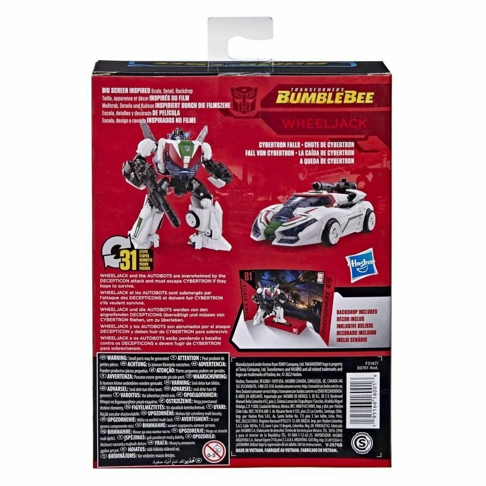 Трансформеры игрушки 81 Wheeljack Deluxe Class Transformers Studio Series Transformers: Bumblebee — фото 1