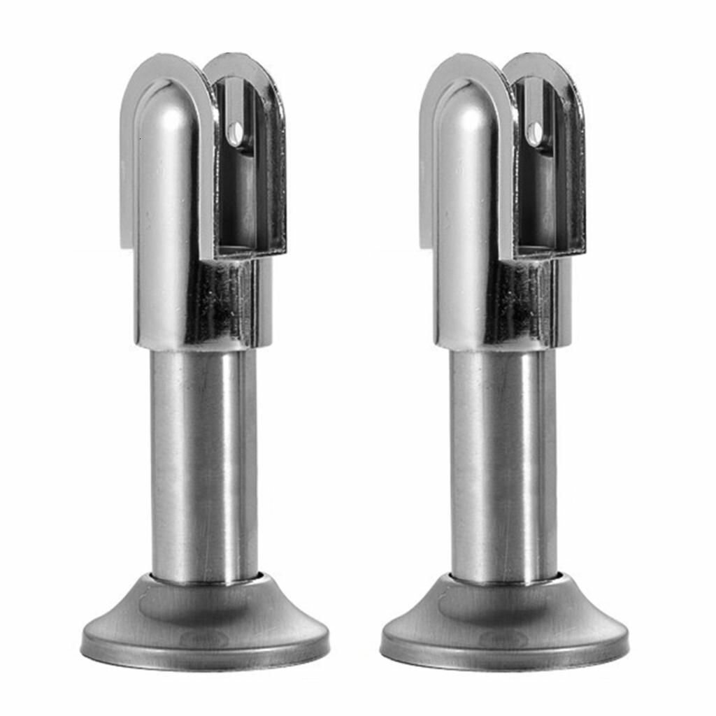 2 перегородки для ванной комнаты, регулируемые ножки-кронштейны из сплава-10 см