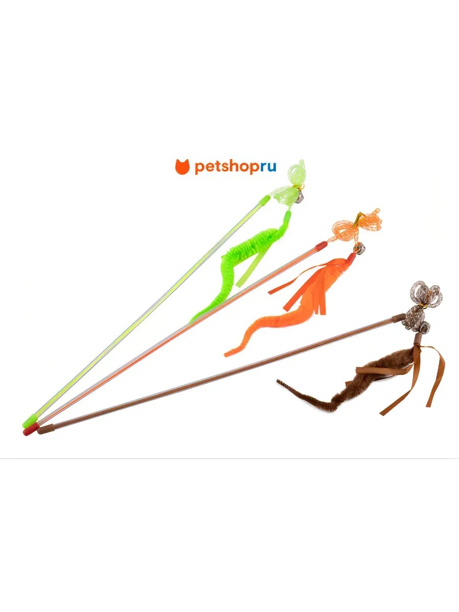 Игрушка дразнилка для кошек, червячок