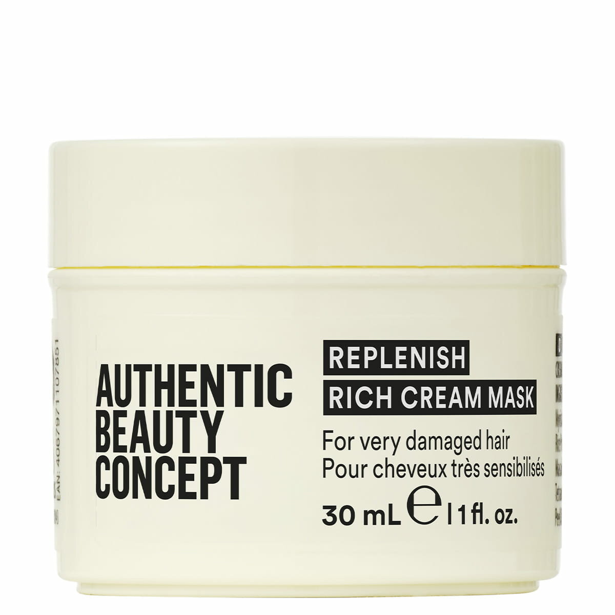 Authentic Beauty Concept Интенсивная кремообразная восстанавливающая маска для поврежденных волос Replenish Rich Cream Mask 30 мл