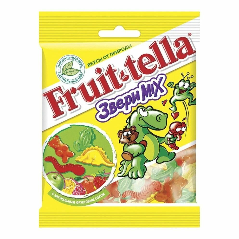 Мармелад Fruittella Звери Mix жевательный 150 г x 10 упаковки