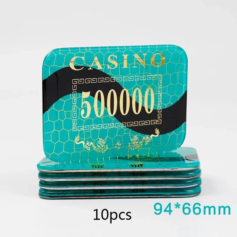 Набор покерных фишек Texas Poker 10 шт. 500000