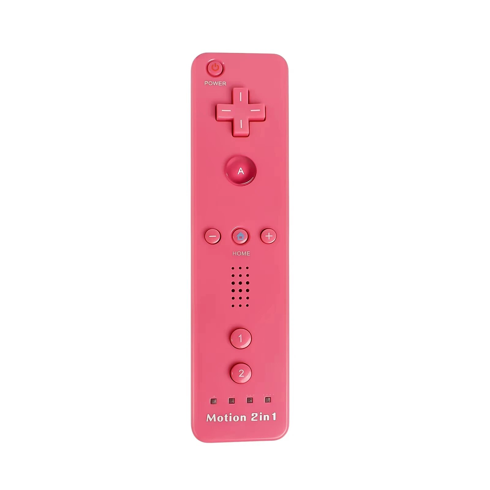 Беспроводной геймпад Bonadget для Nintendo Wii/Wii U/Wii Mini Розовый, With motionplus, right red