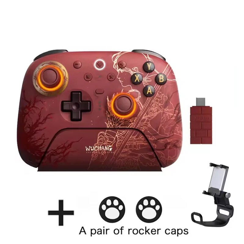 Беспроводной контроллер 8BitDo Ultimate 2 WUCHANG, геймпад с 8-скоростной эксклюзивной технологией, джойстики с RGB-подсветкой TMR для ПК Android