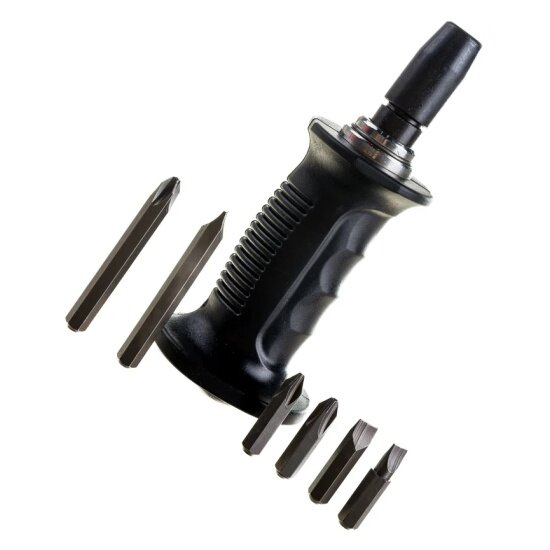 Отвертка ударная с набором бит Автодело 6 предметов, 40009