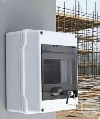 Щиток (бокс) электрический для автоматов на 8 модулей, навесной IP65 GENERICA