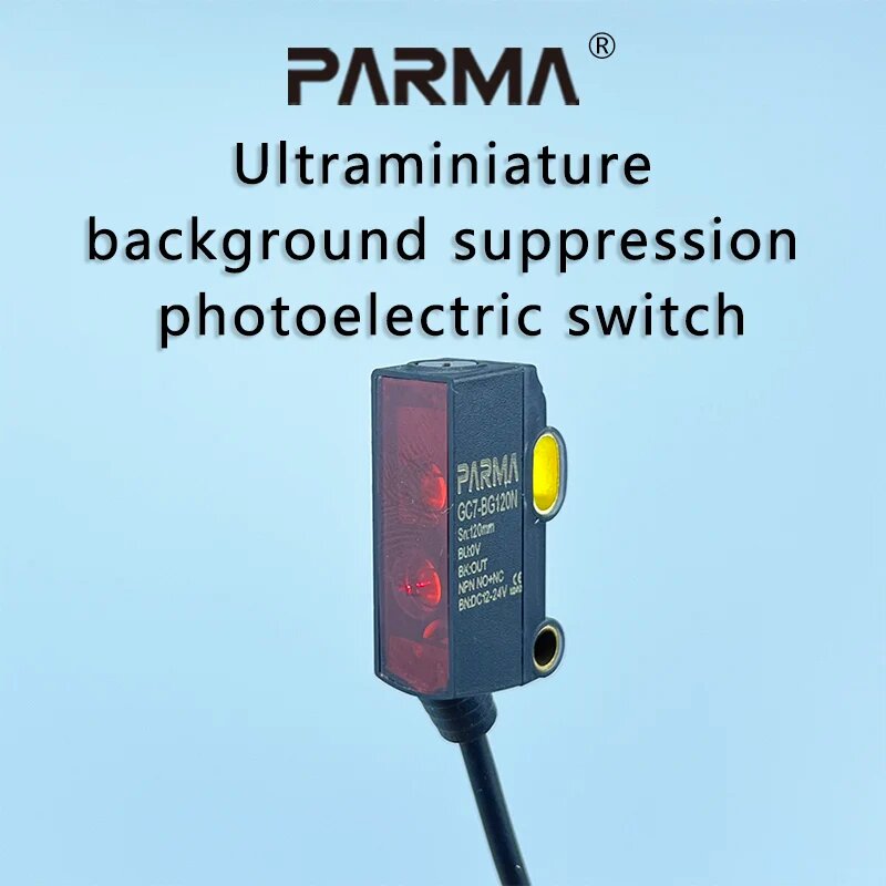 Датчик BGS Обнаружение прозрачных объектов Оптический датчик подавления фона Фотоэлектрический датчик подавления фона