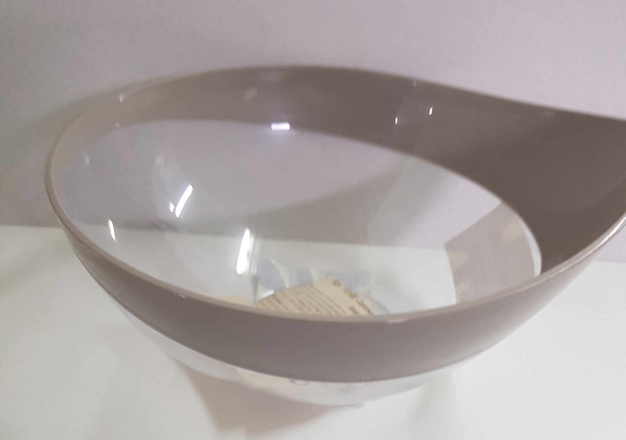 !09 Набор салатников 4 штуки - Салатник малый 15x15x6 см. пластик, цвет бежевый