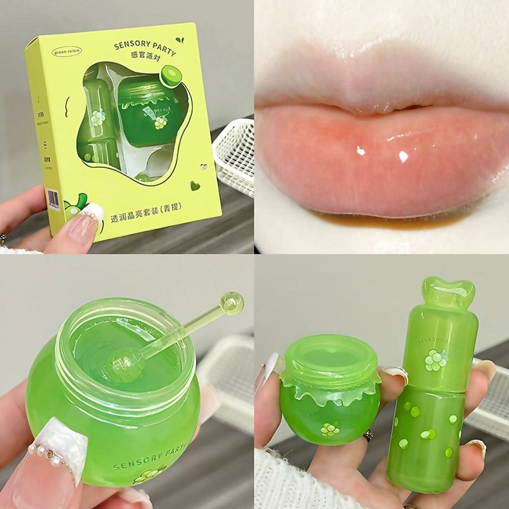 Блестящая и увлажняющая маска для губ