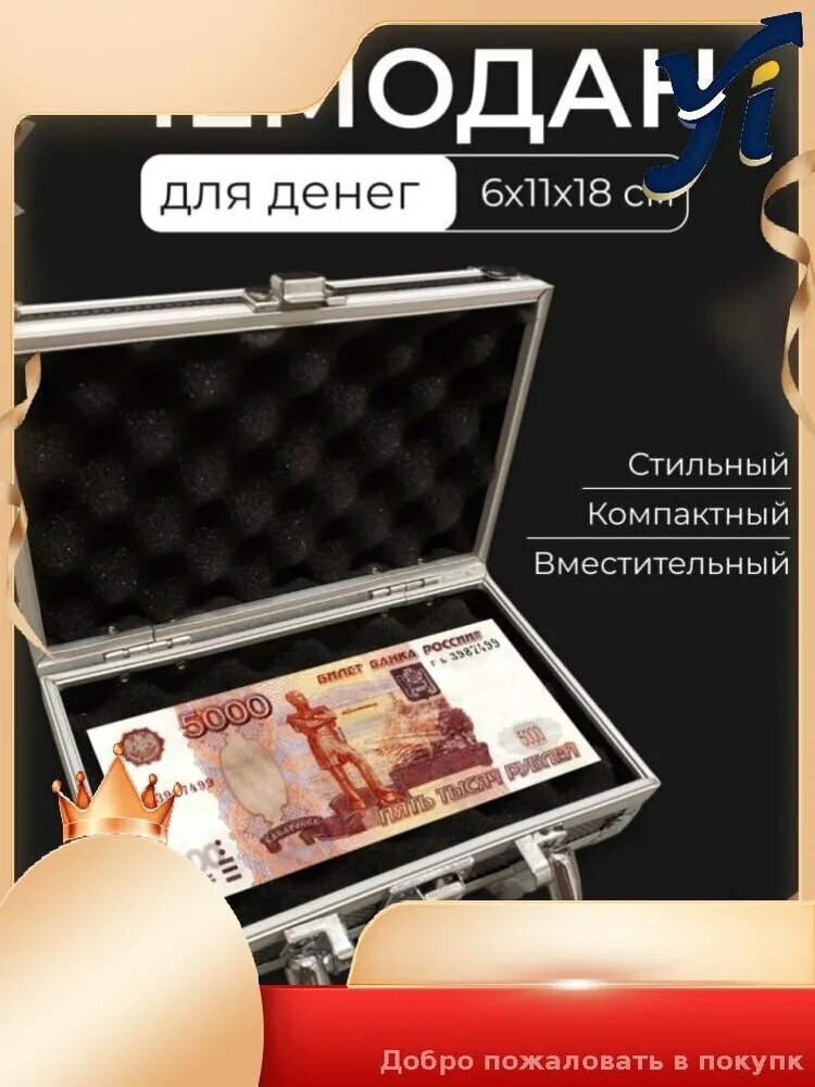 Эксклюзивный кейс для денежных купюр миниатюрный