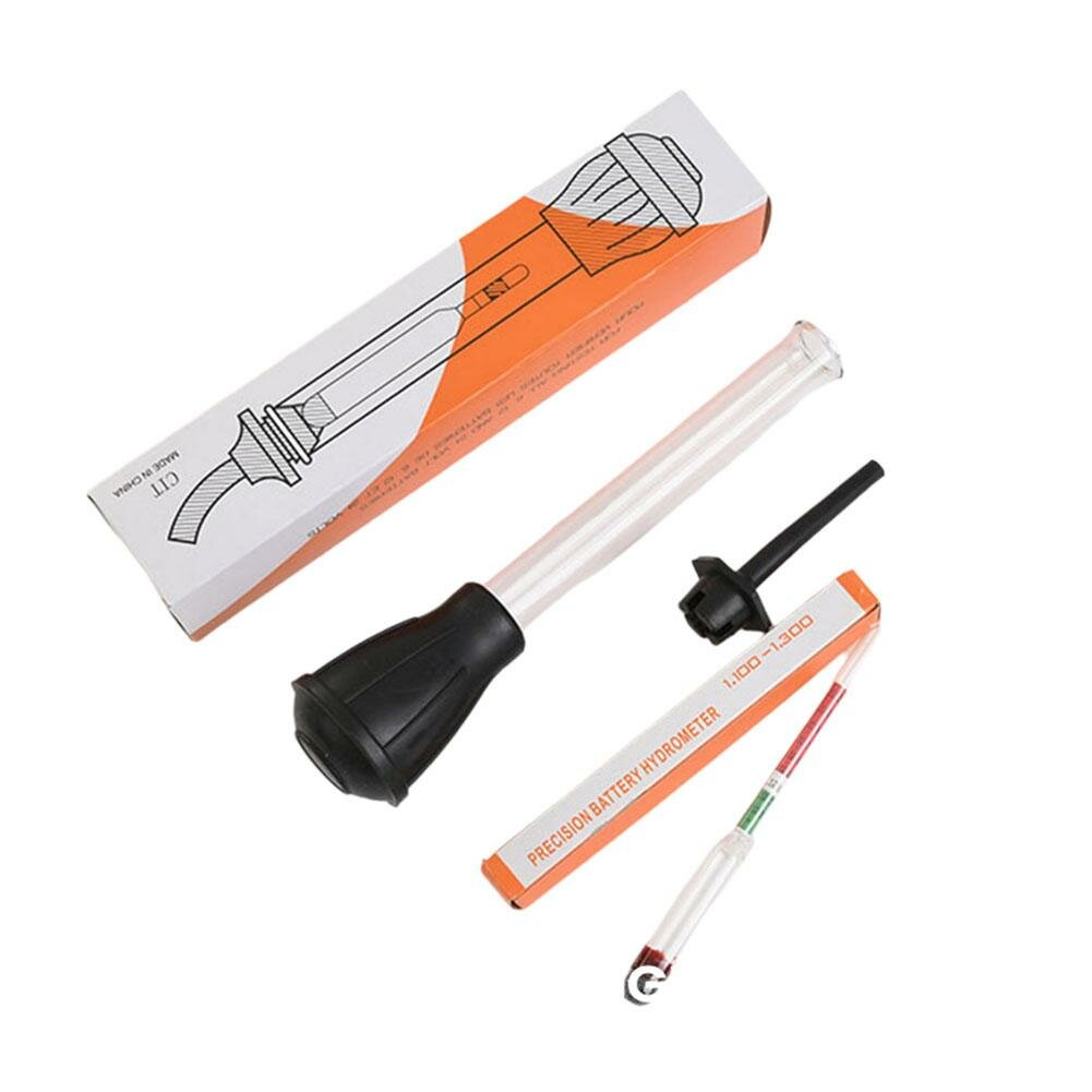 Ареометр для электролита и тосола с воронкой в тубе