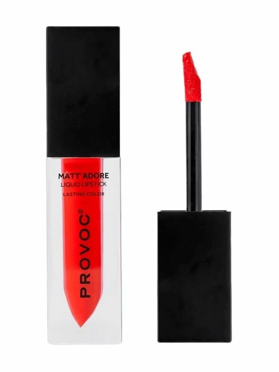 PROVOC Помада для губ жидкая Mattadore Liquid Lipstick матовая, 4,5 г, 50 Ruber