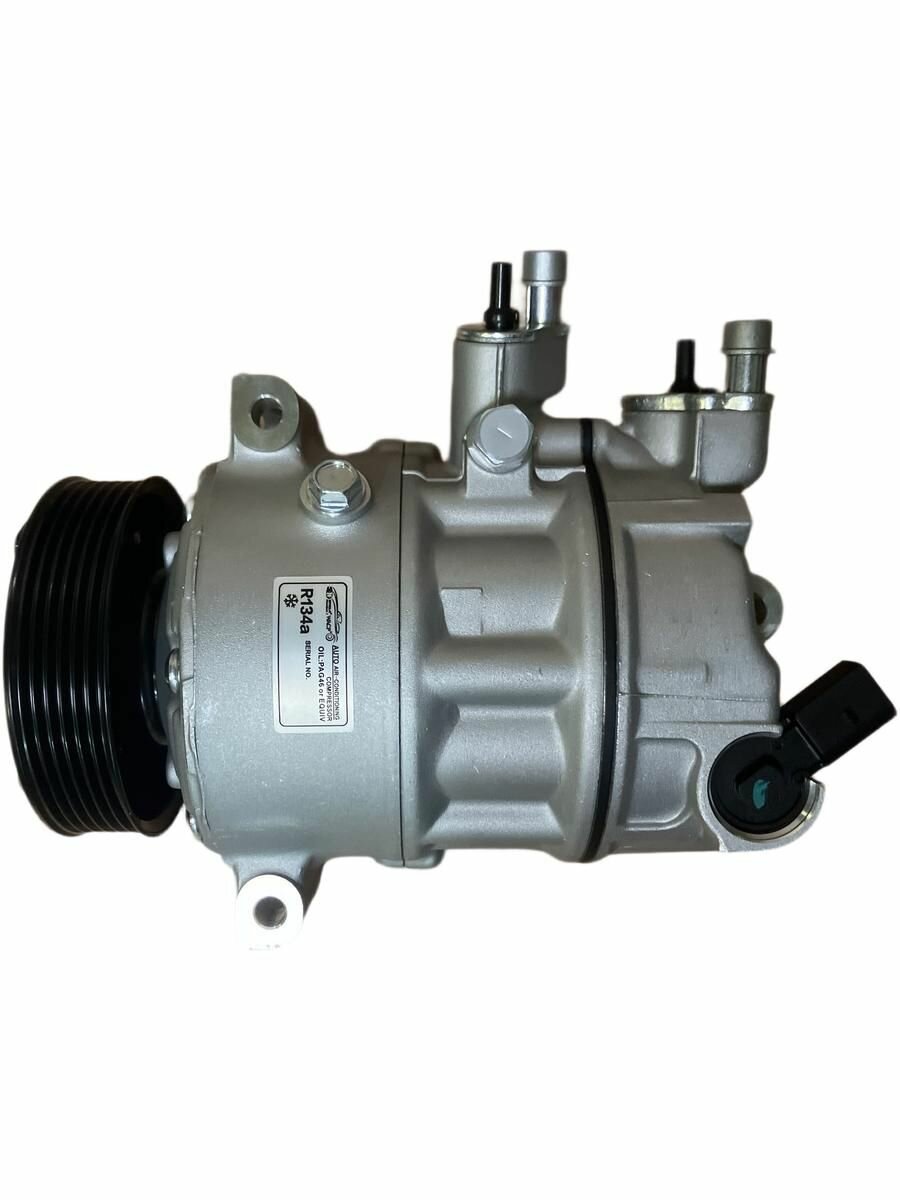 Компрессор кондиционера Октавия, Йети, Пассат, Джетта, Тигуан, Шаран, Гольф 4, 5, Крафтер, Кадди, Битл