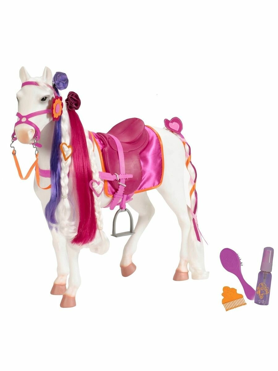 Лошадь 50 см Our generation породы Камарилло с длинной гривой