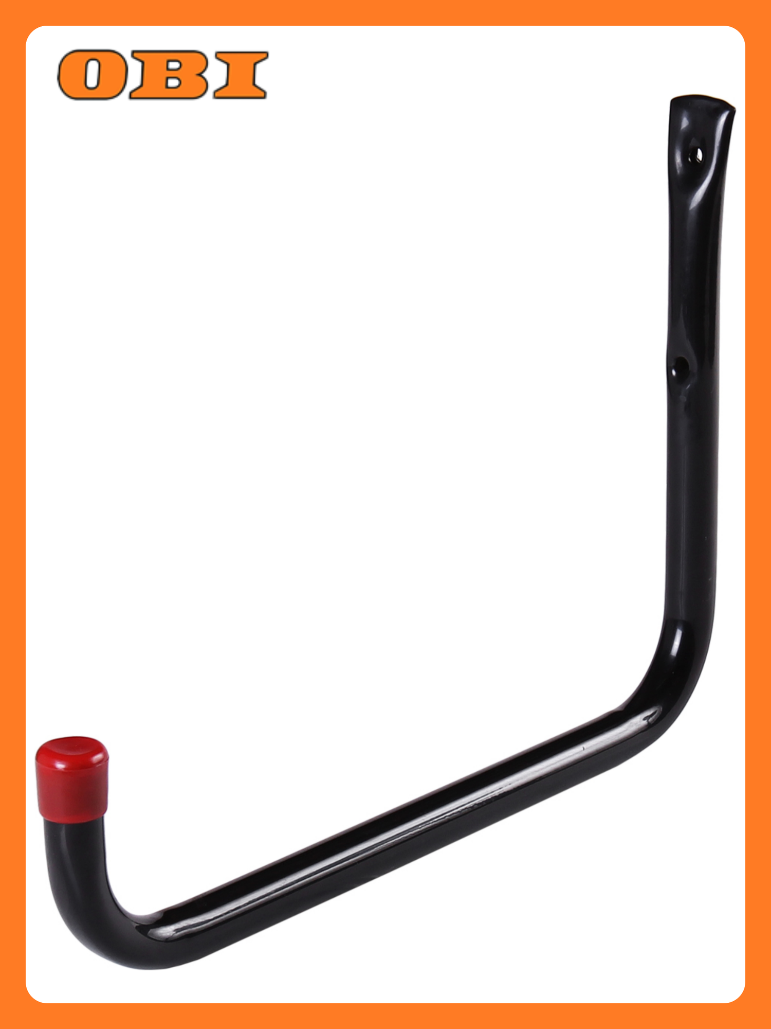 Крючок Larvij L29, сталь, черный, максимальная нагрузка 20 кг