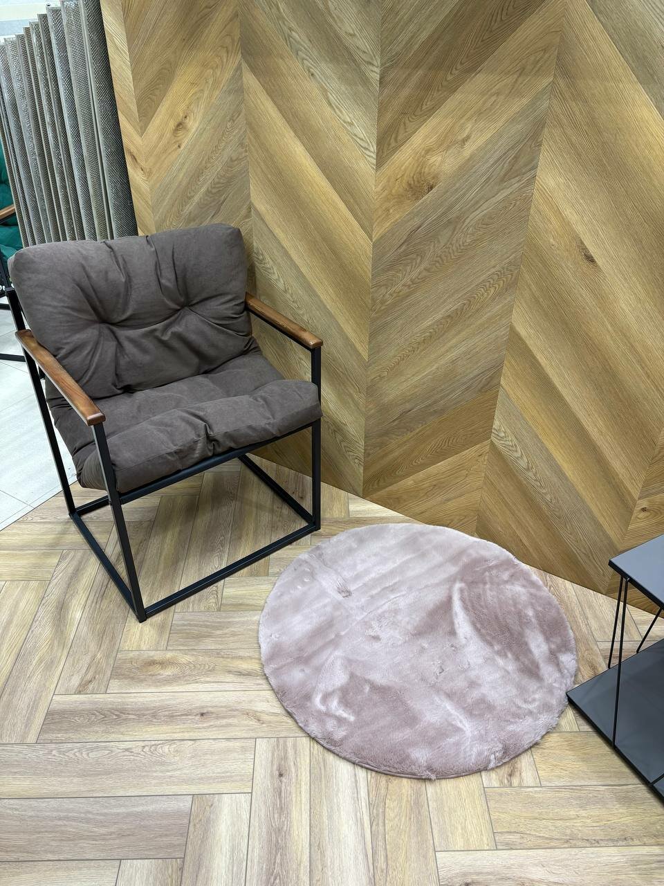 Ковер "Мальдивский Песок", 1,2м х 1,2 м, гипоаллергенный, мягкий ворс