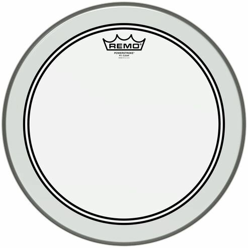 Пластик для малого барабана Remo Powerstroke Clear P3-0314-BP