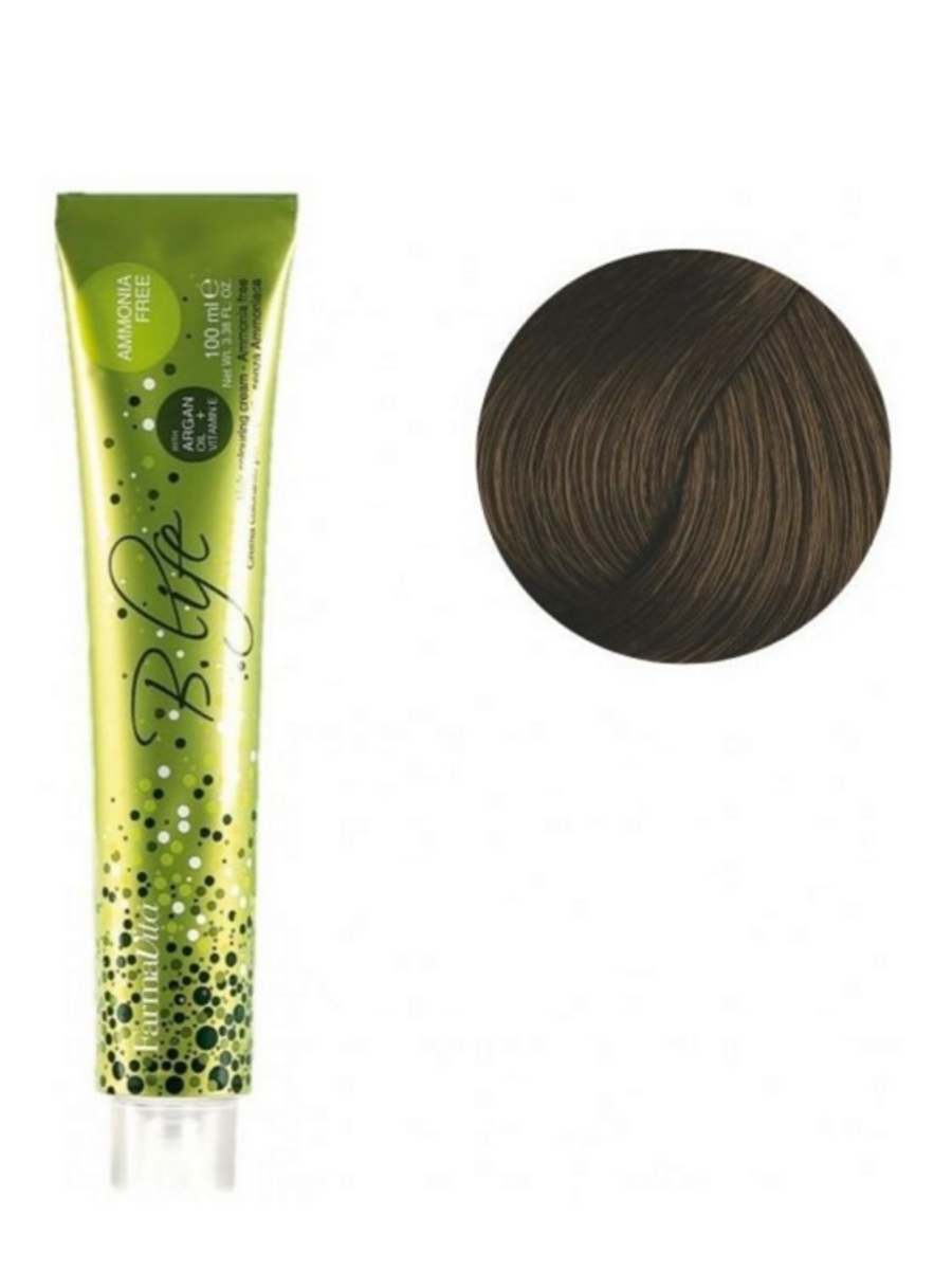 Краска для волос Farmavita B.Life Color Ammonia Free, Безаммиачный краситель для волос с аргановым маслом, 7.77