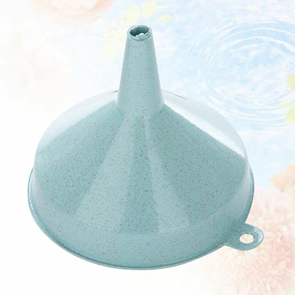 Кухонный пластиковый лейка небесно-голубого цвета для точного переливания масел и жидкостей