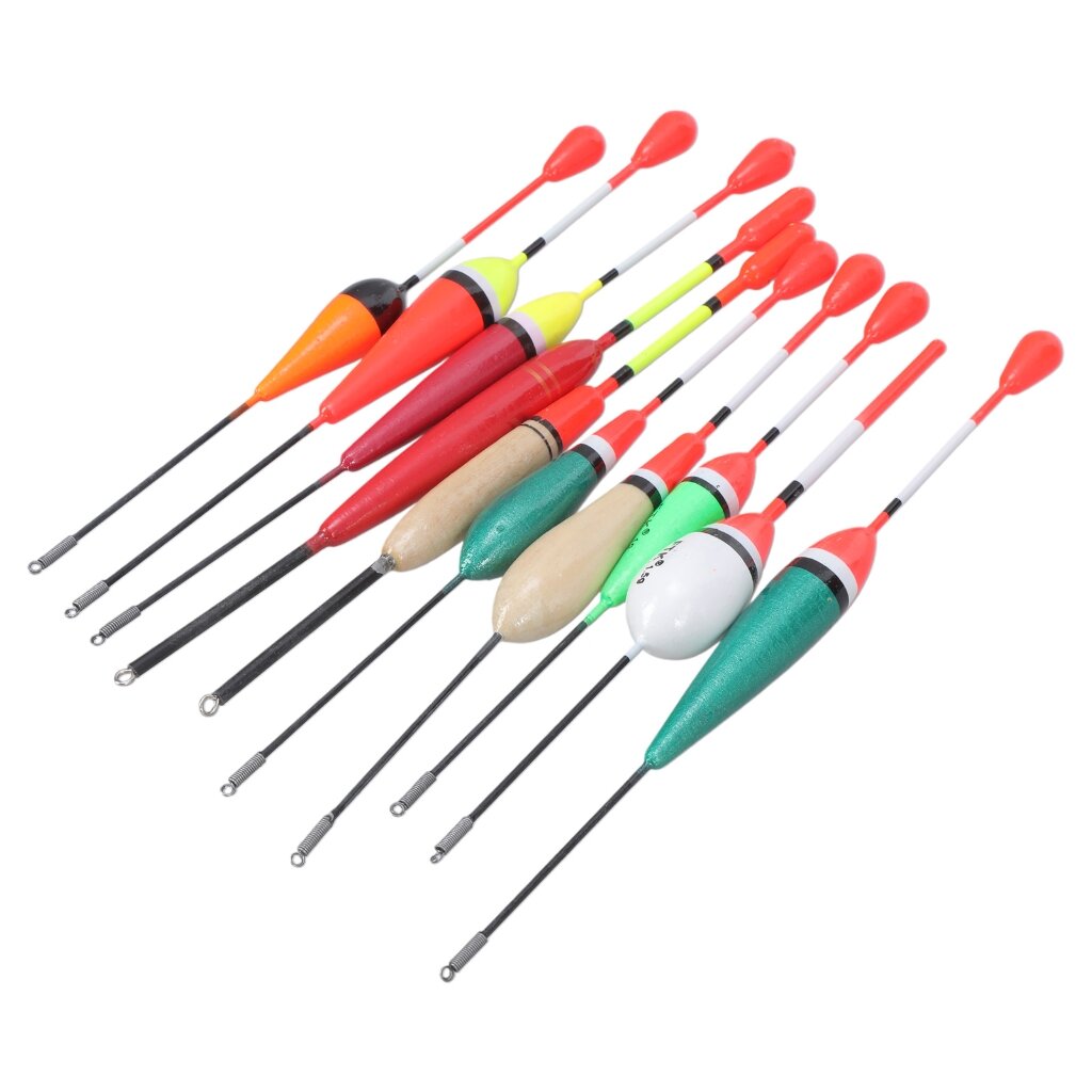 10шт Поплавочные Буи Поплавочная Пробка Рыболовные Снасти Рыболовная Легкая Палка Поплавок