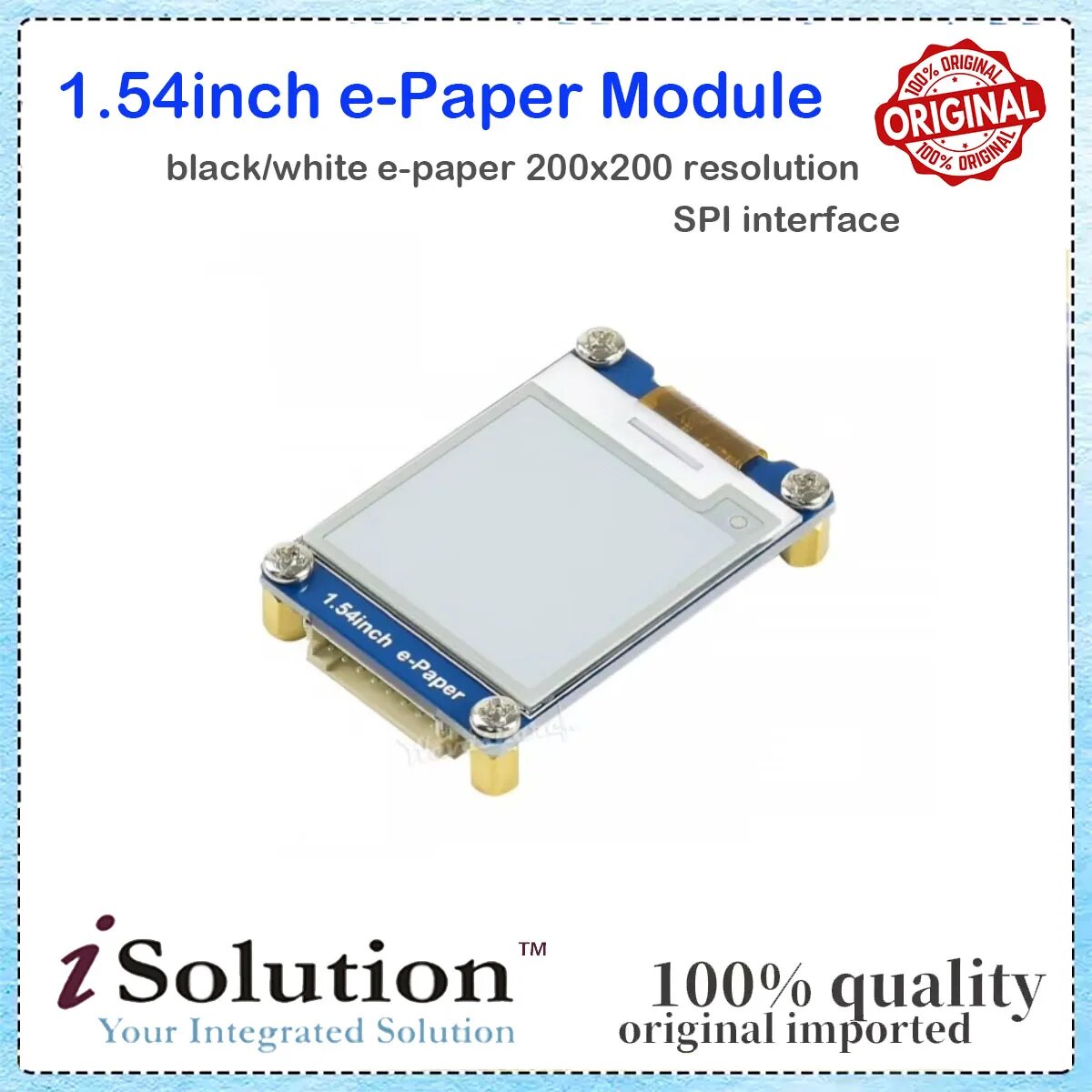 1.54-дюймовый модуль E-Ink дисплея черный/белый