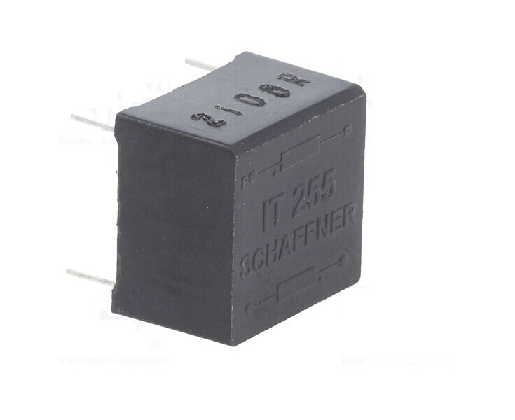 Трансформатор SCHAFFNER IT255 импульсный, Монтаж THT, 17,6x16,7x11,3мм, 1 шт