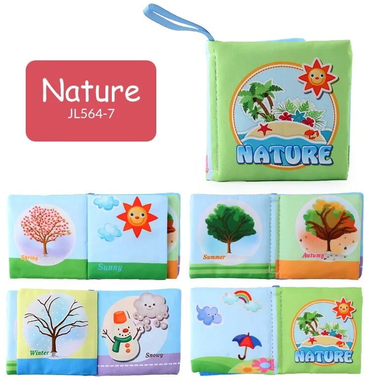 Детская мягкая ткань для новорожденных от 0 до 12 месяцев Монтессори Детские игрушки Подарки