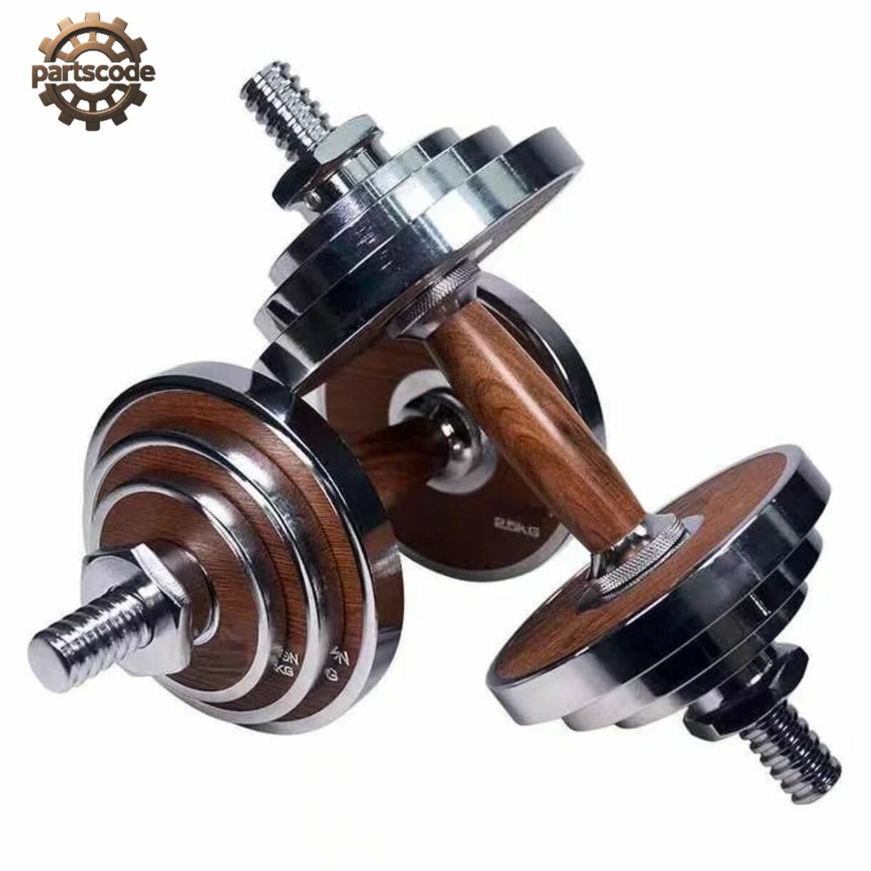 Гантели pro54 комплект 2 штуки по 30 кг