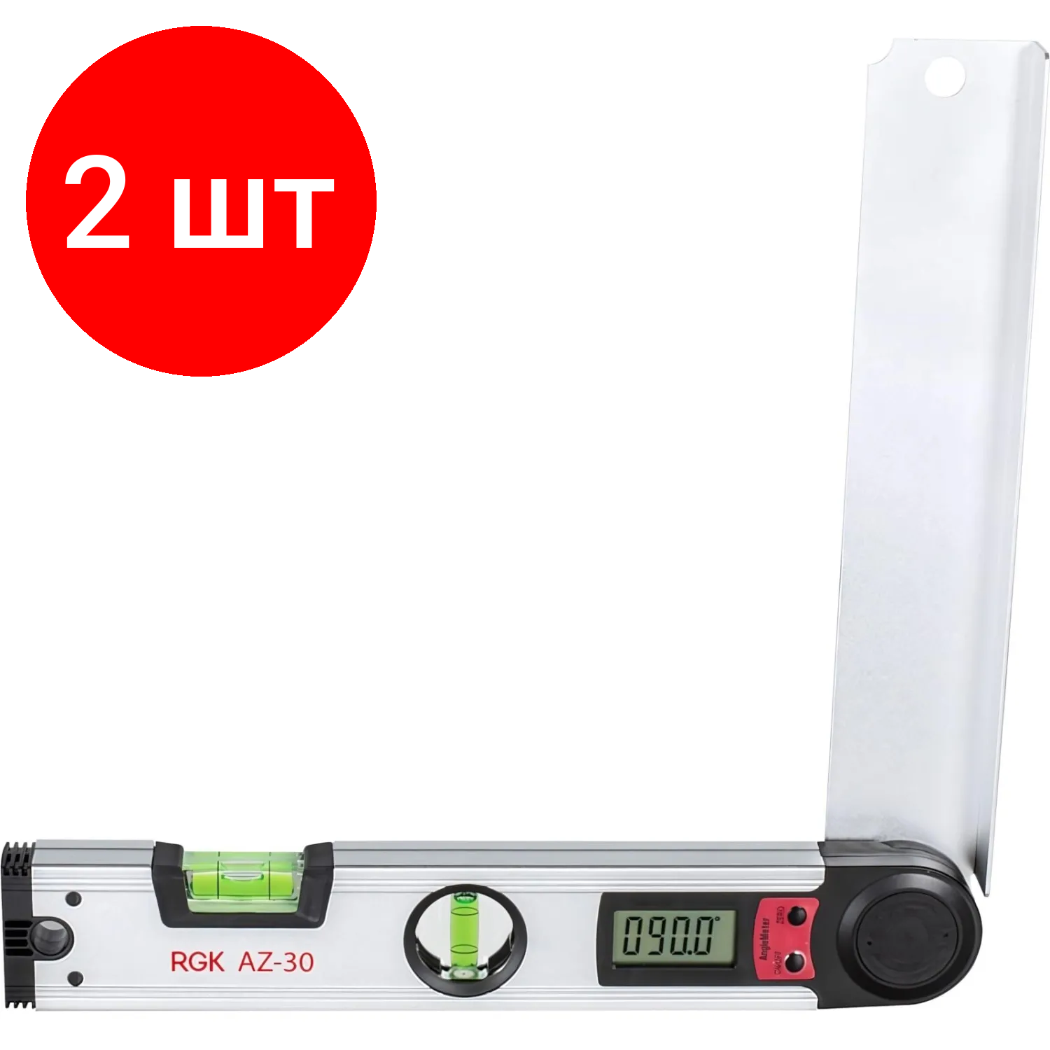 Комплект 2 штук, Угломер RGK AZ-30 (776127)