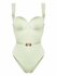 Купальник NOIRE SWIMWEAR Balconette, размер L, зеленый