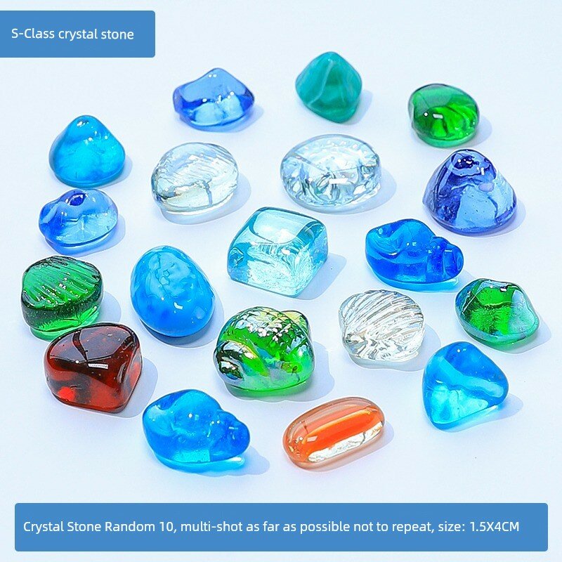 Светло-желтые кристаллы S-класса случайные 10 штук для DIY