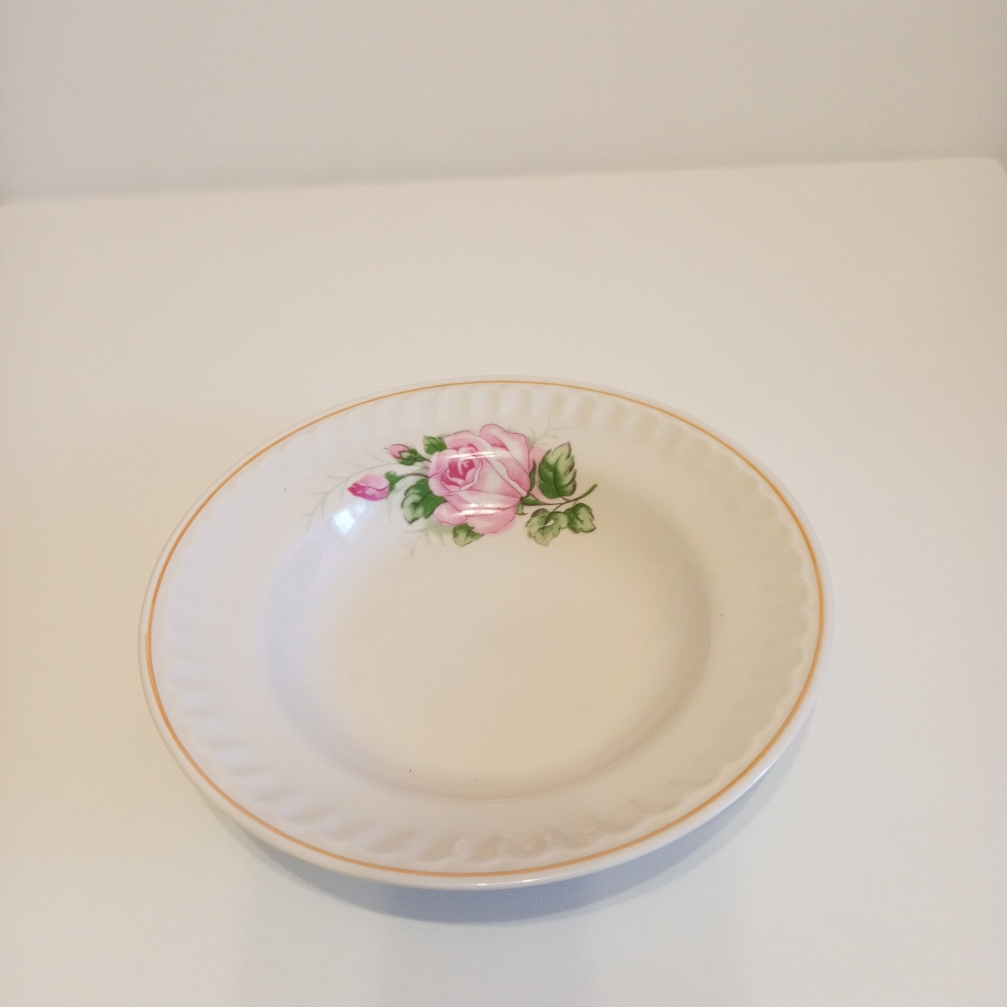 Тарелка суповая СССР глубокая красивая винтажная