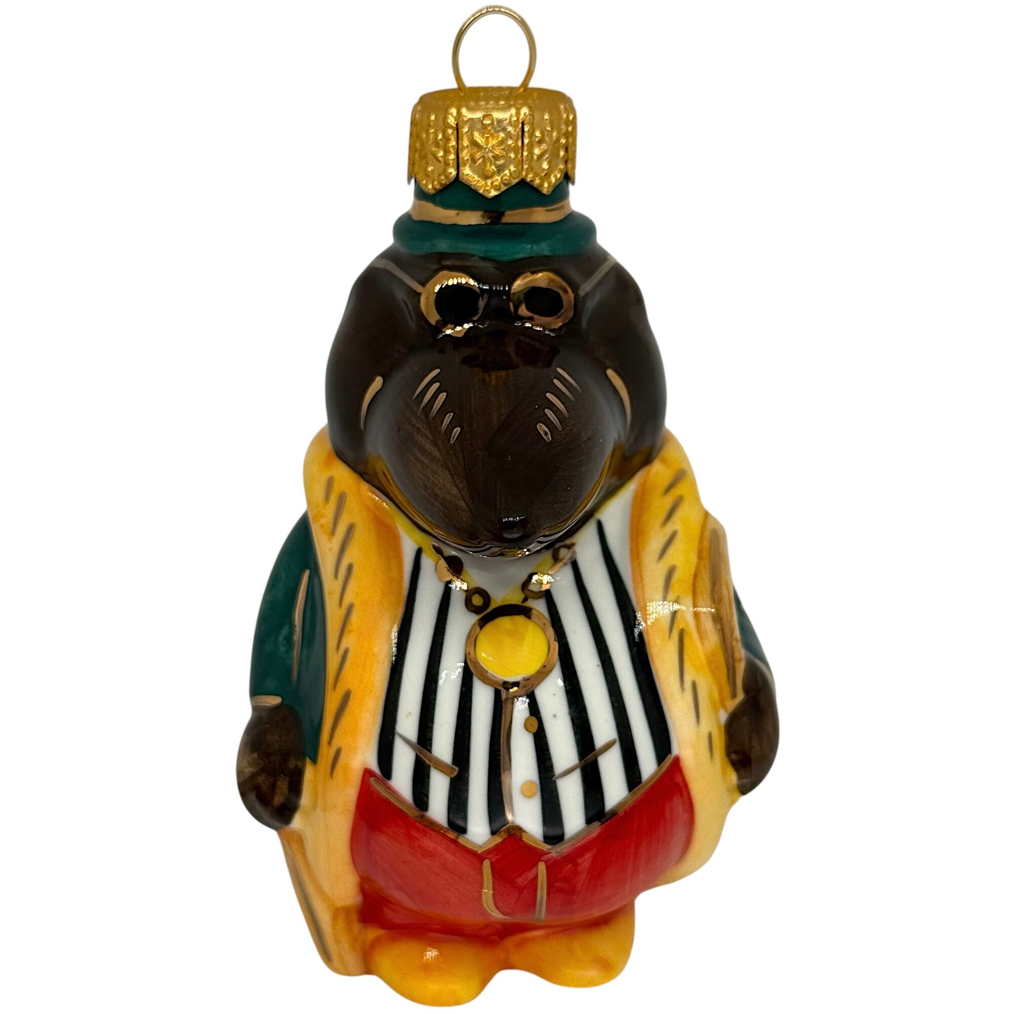 Ёлочная игрушка "Крот" (Лефортовский фарфор)