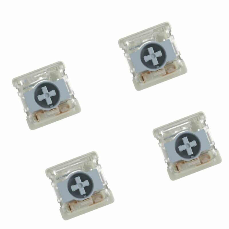 4 Клавиатура GATERON 2.0 short axis KS-33 axis-серебристая ось