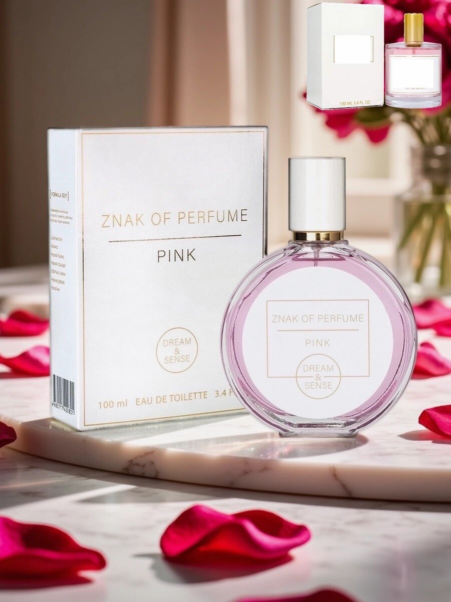 Delta parfum (Formula Sexy). Туалетная вода женская Dream&Sense Znak of Perfume Pink, 100мл.