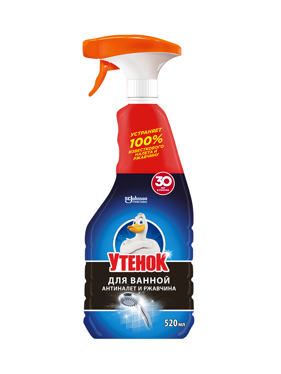 Чистящее средство для ванной Утенок «Антиналет и ржавчина» 520 мл, 1шт