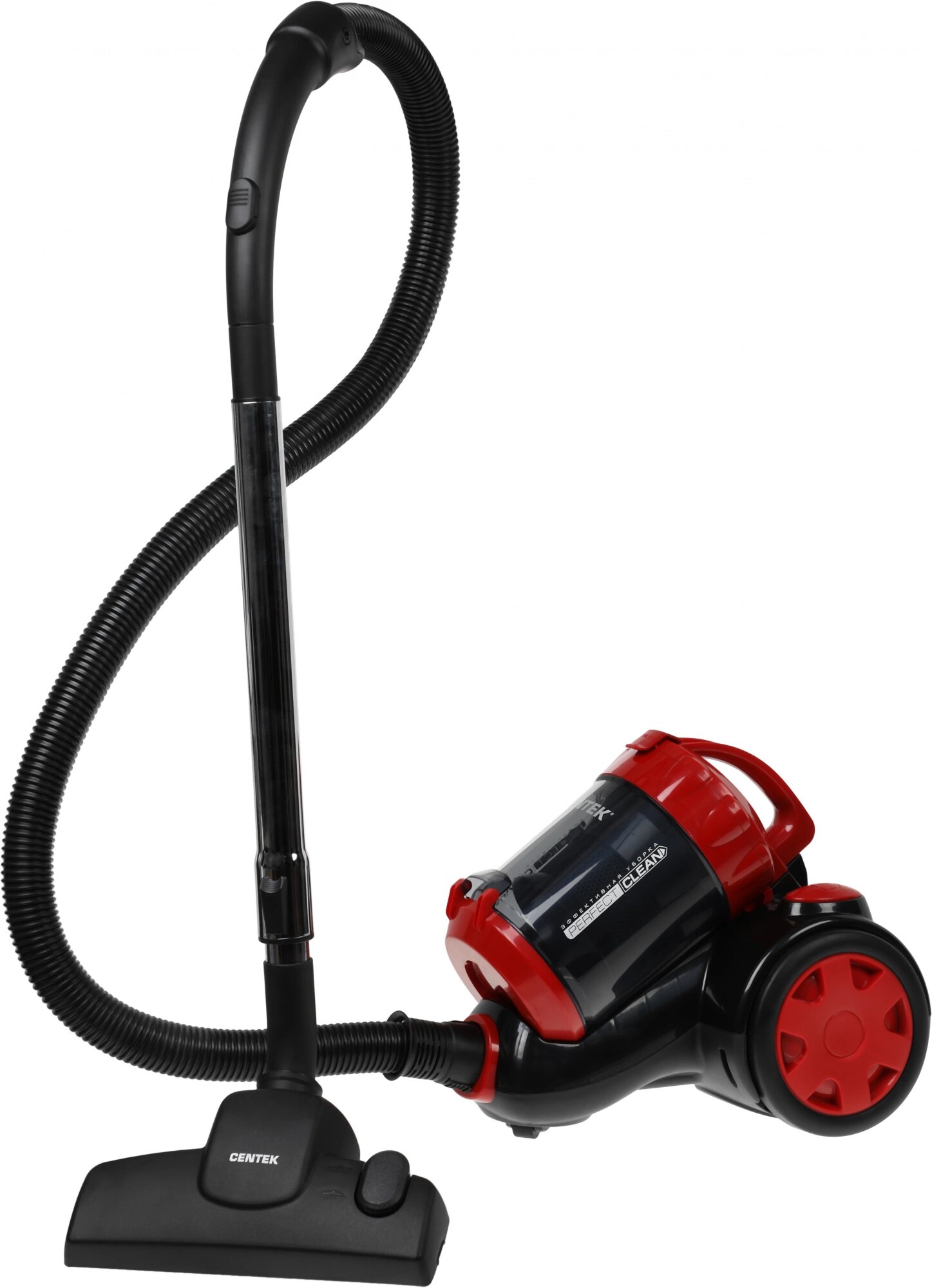 Пылесос для дома мощный с контейнером CT-2528 красный