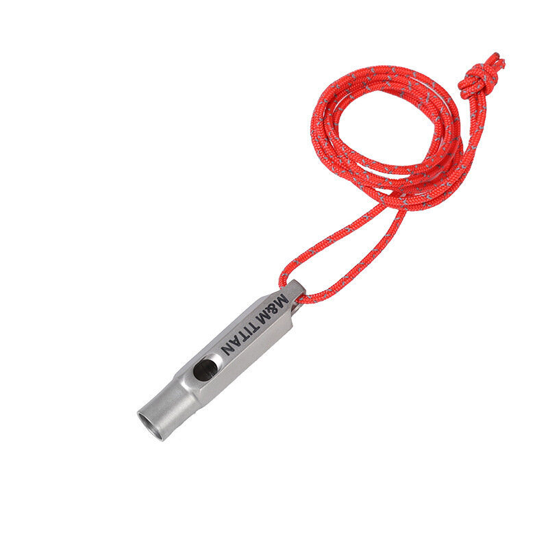 2026 Чистый титановый свисток, свисток для выживания, аварийный спасательный свисток, портативный мини-свисток, свисток без ядерного оружия, для кемпинга, спасения при землетрясении