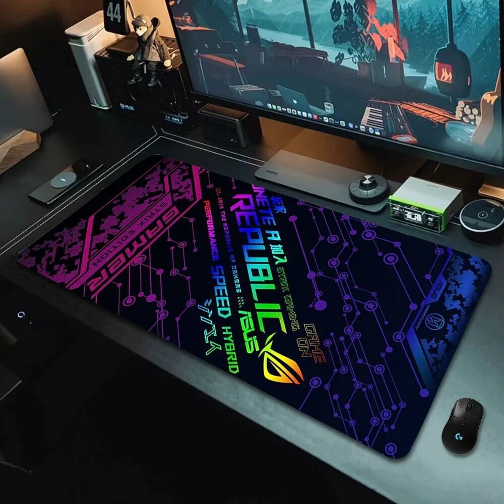 ROG Коврик для мыши, XL, голубой, зеленый